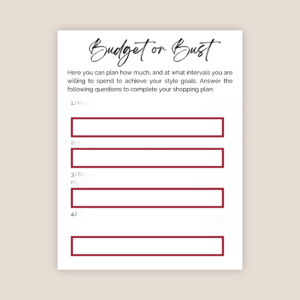 Before You Shop Workbook - How to Make Smarter Purchases