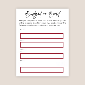 Before You Shop Workbook - How to Make Smarter Purchases