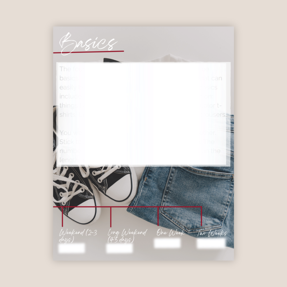 Packing Guide - Plan For Your Upcoming Travel